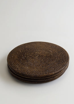 Rattan Placemats - Medium Size - Set Of 4 – Kalinko
